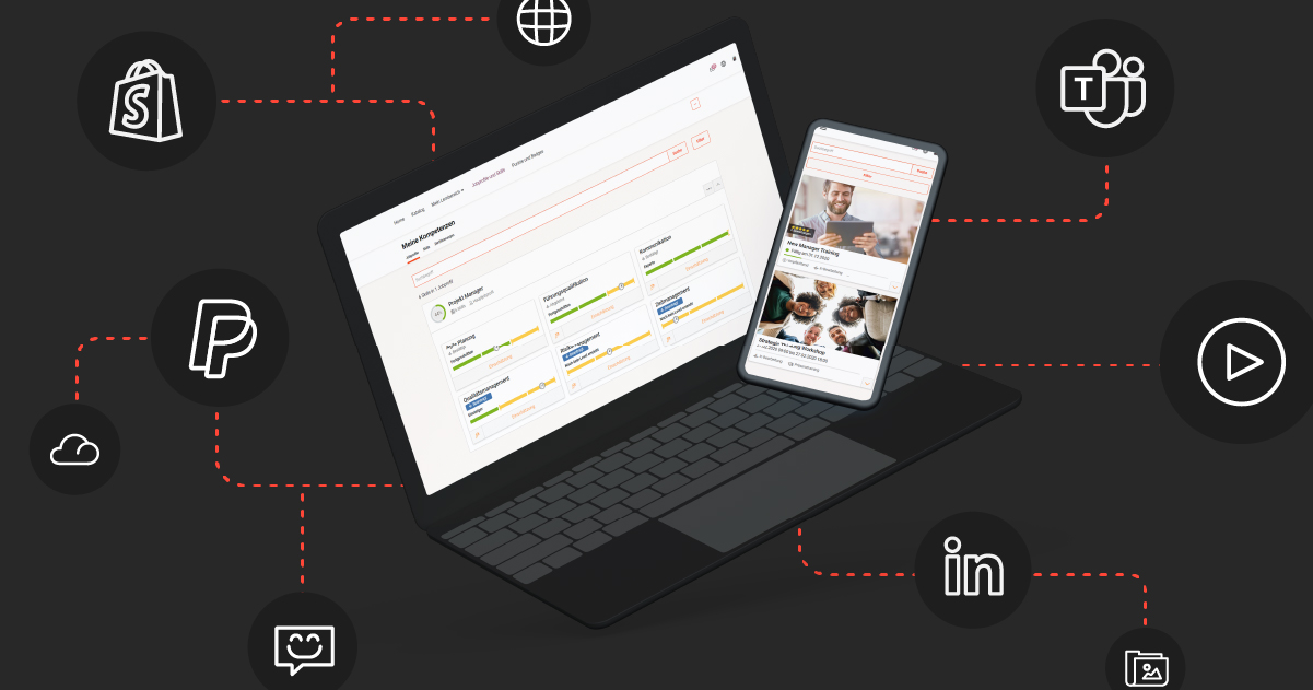 LMS Integrationen und Konnektoren - imc Learning Suite